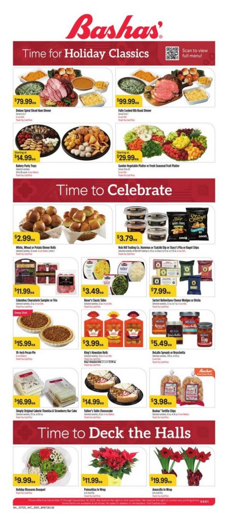Bashas Weekly Ad Dec 17 – Dec 24, 2025
