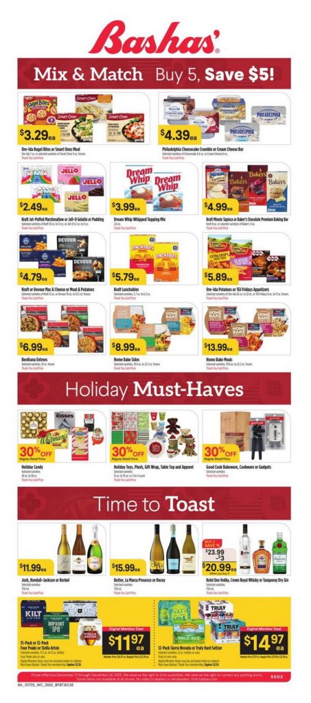 Bashas Weekly Ad Dec 17 – Dec 24, 2025