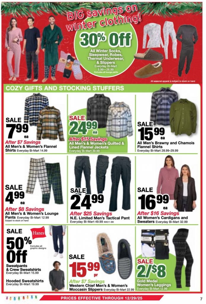 Bi-Mart Weekly Ad Dec 16 – Dec 29, 2025 (Christmas Promotion Included)