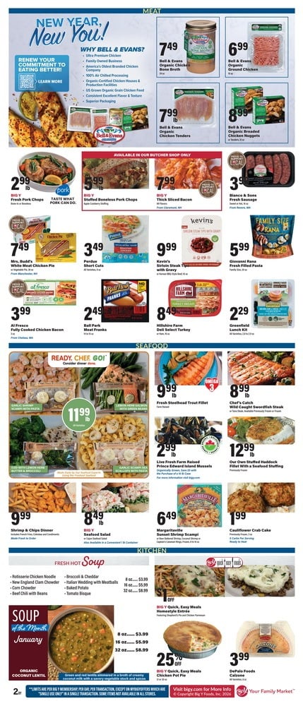 Big Y Weekly Ad Jan 01 – Jan 07, 2026 (New Year Promotion Included)