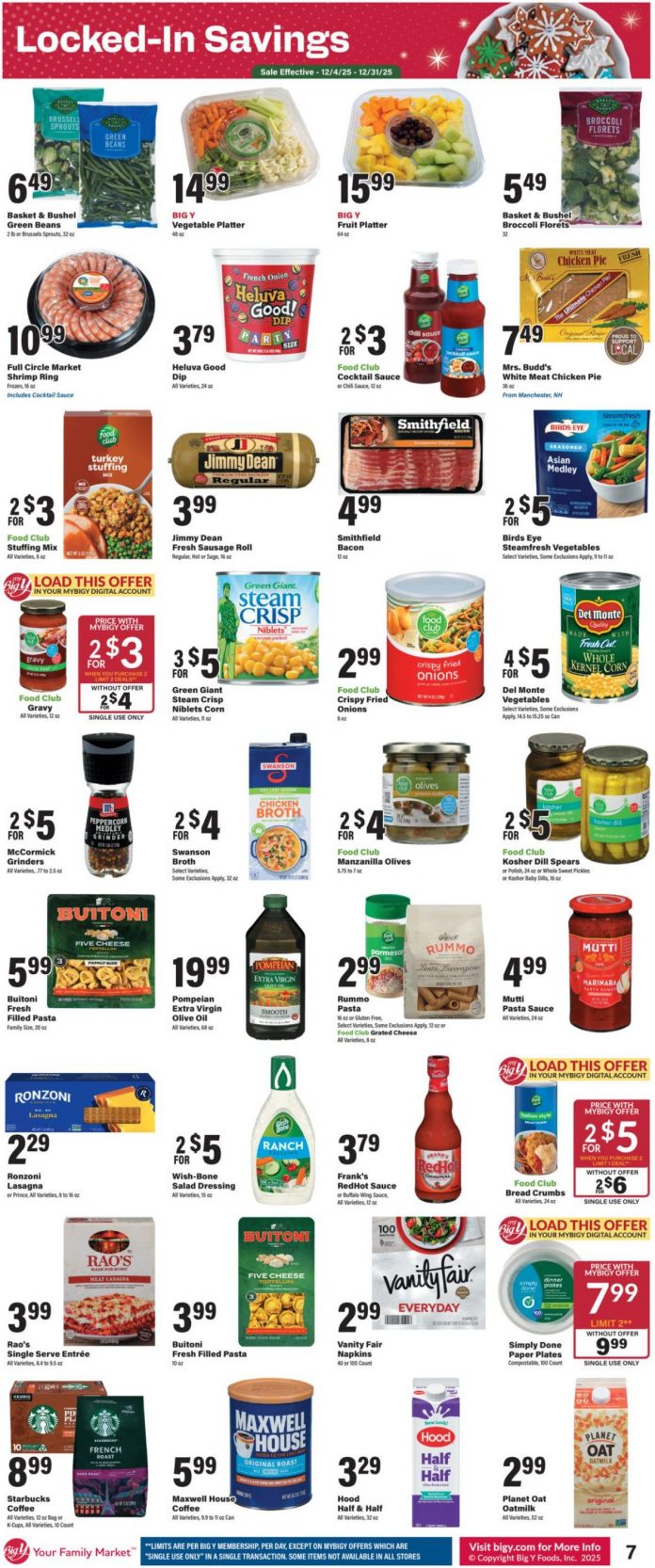 Big Y Weekly Ad Dec 04 – Dec 10, 2025 (Christmas Promotion Included)