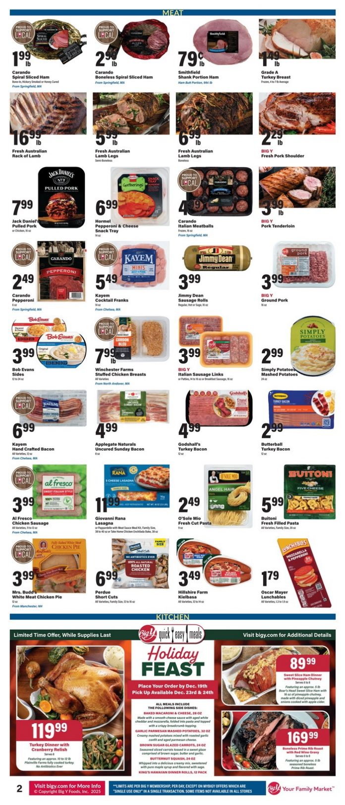 Big Y Weekly Ad Dec 11 – Dec 17, 2025 (Christmas Promotion Included)