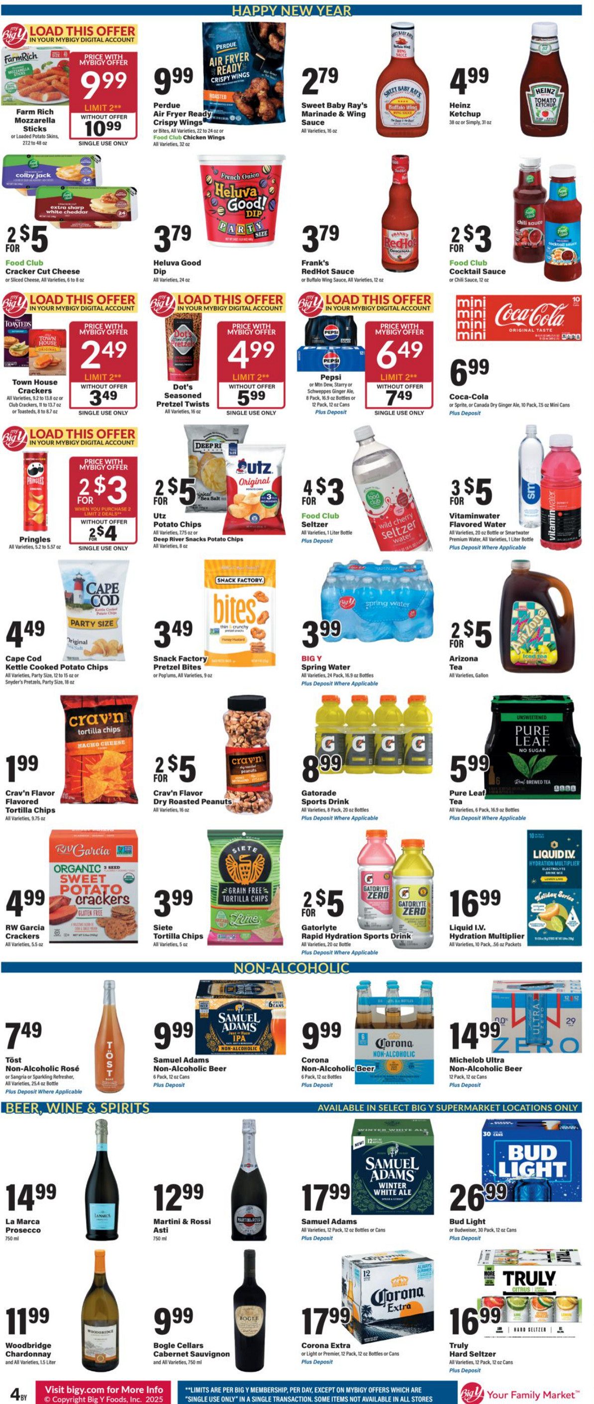 Big Y Weekly Ad Dec 25 – Dec 31, 2025 (New Year Promotion Included)