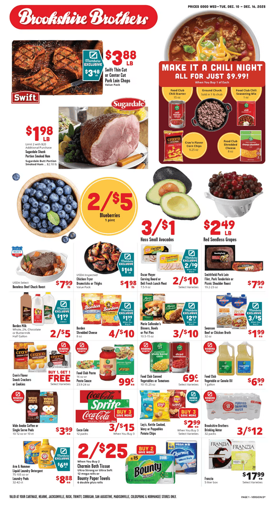 Brookshire Brothers Weekly Ad Dec 10 – Dec 16, 2025