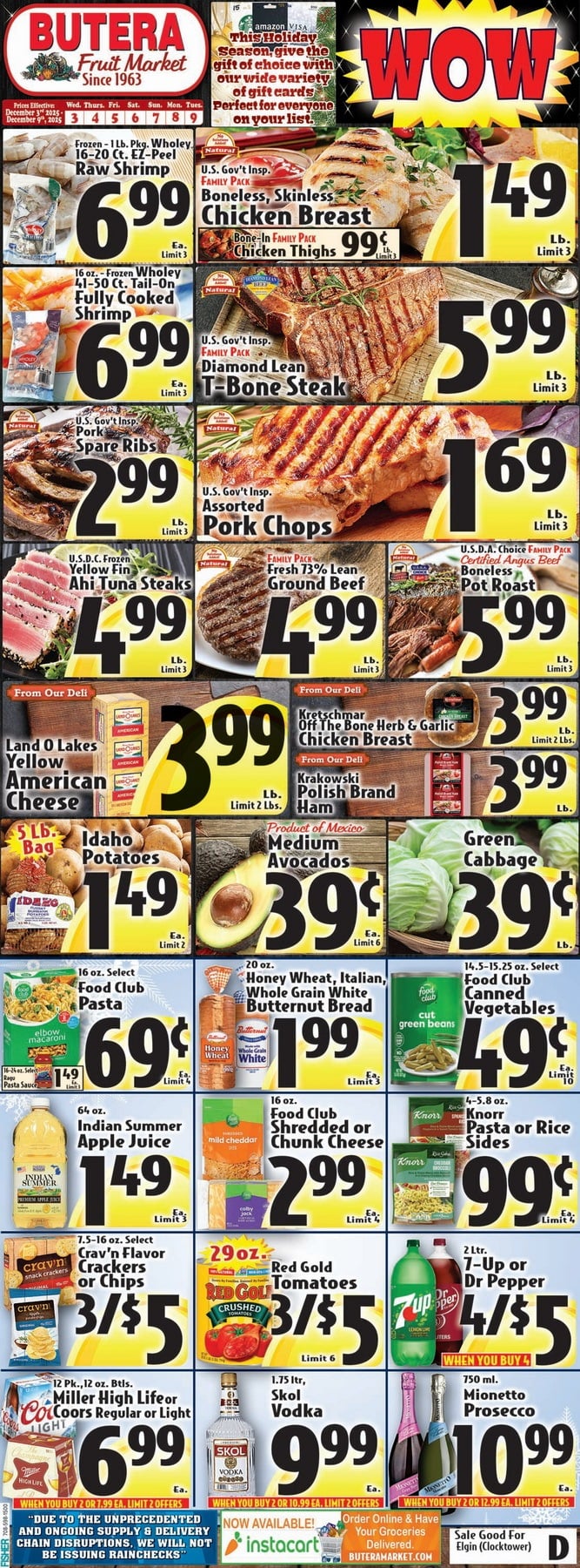 Butera Weekly Ad Dec 03 – Dec 09, 2025