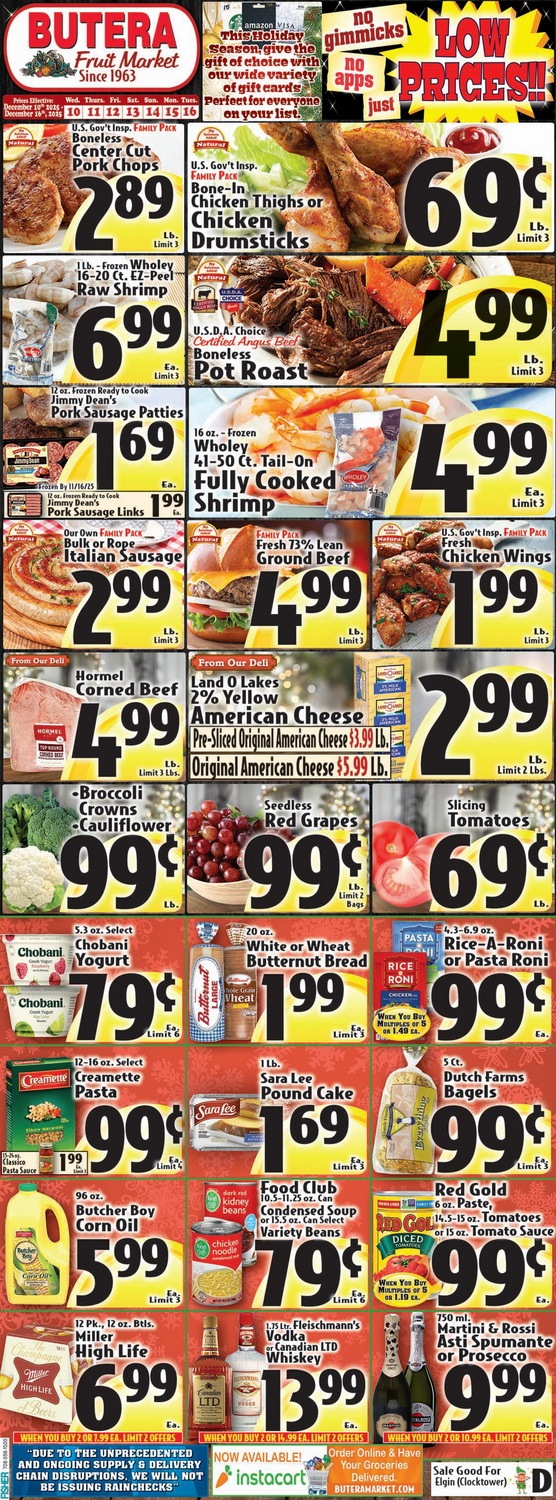 Butera Weekly Ad Dec 10 – Dec 16, 2025