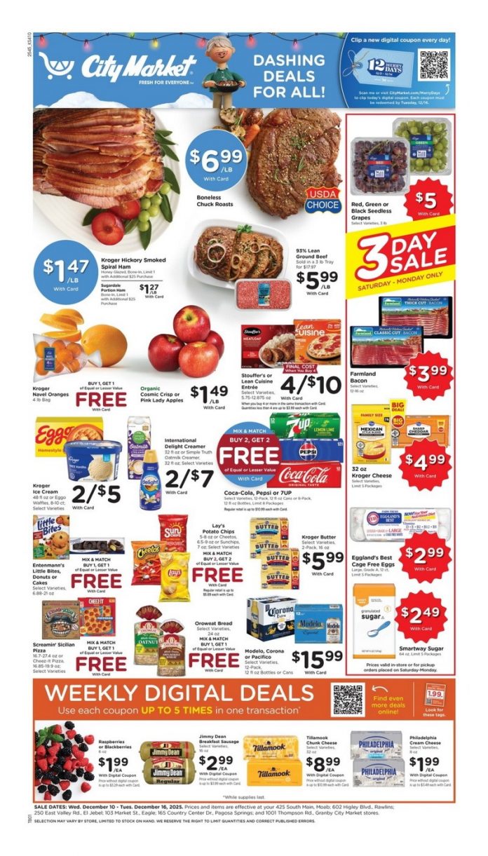 City Market Weekly Ad Dec 10 – Dec 16, 2025 (Christmas Promotion Included)