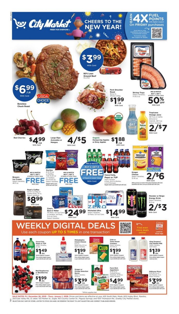 City Market Weekly Ad Dec 26, 2025 – Jan 01, 2026 (New Year Promotion ...