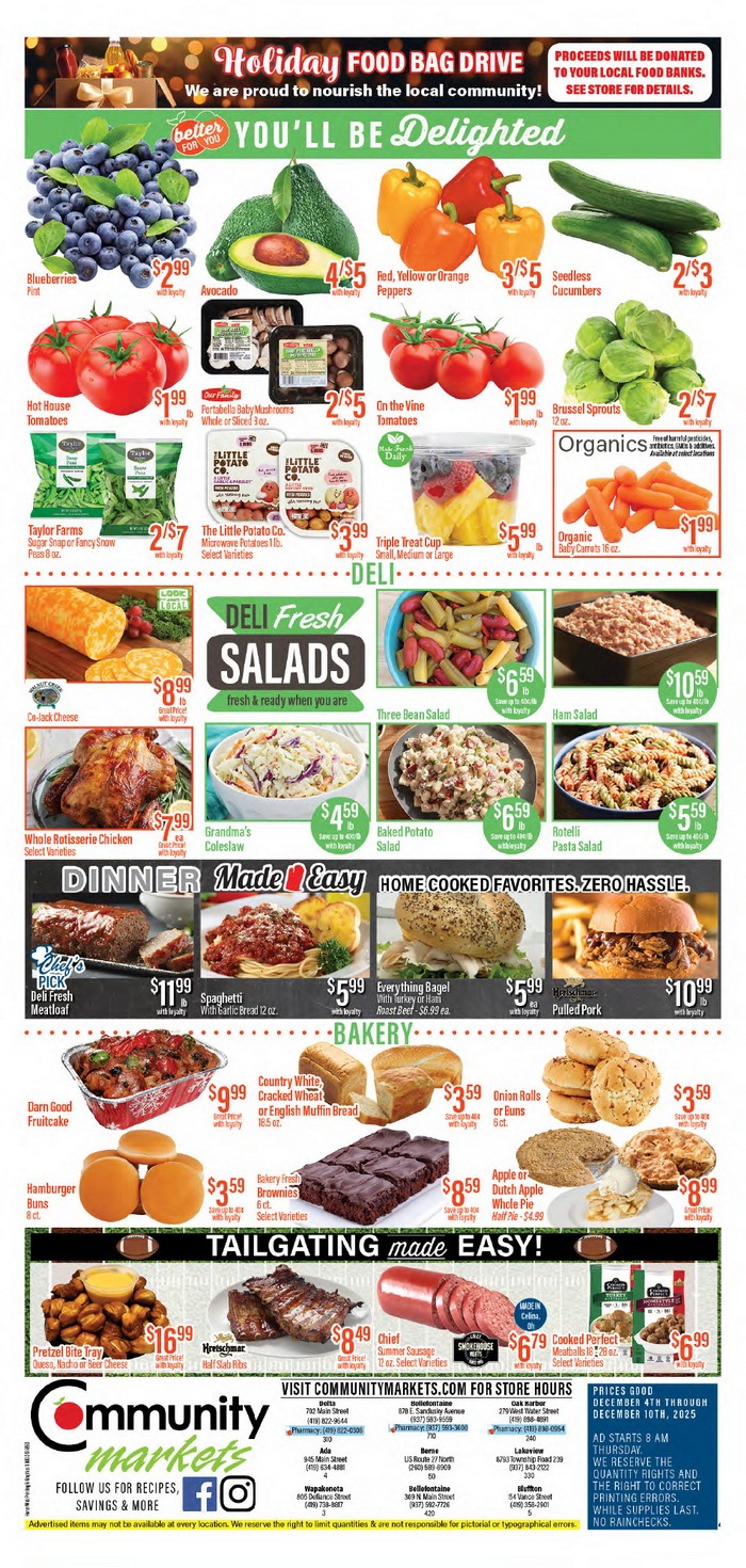 Community Markets Weekly Ad Dec 04 – Dec 10, 2025
