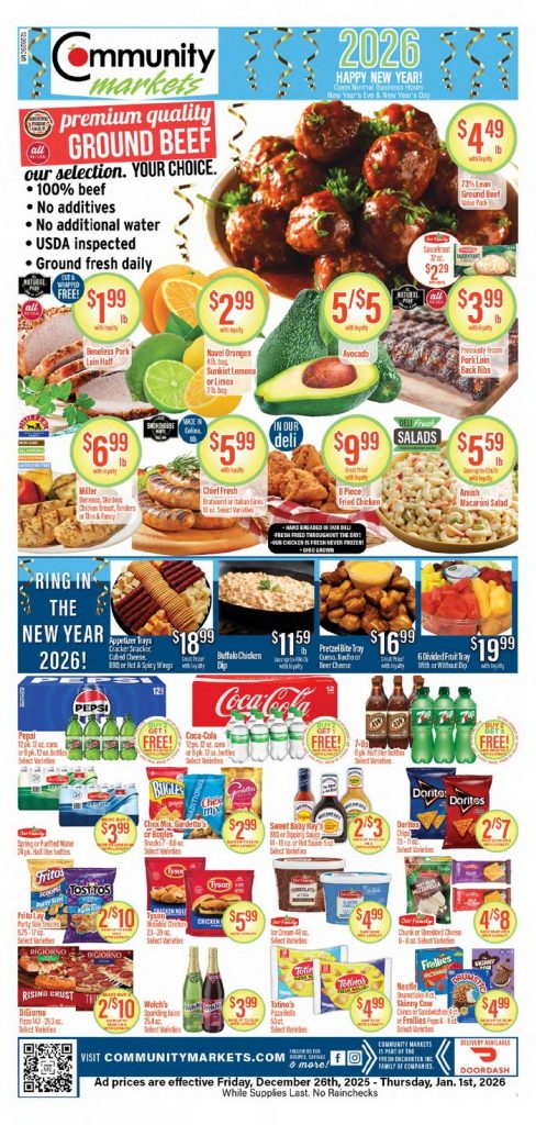 Community Markets Weekly Ad Dec 26, 2025 – Jan 01, 2026 (New Year ...