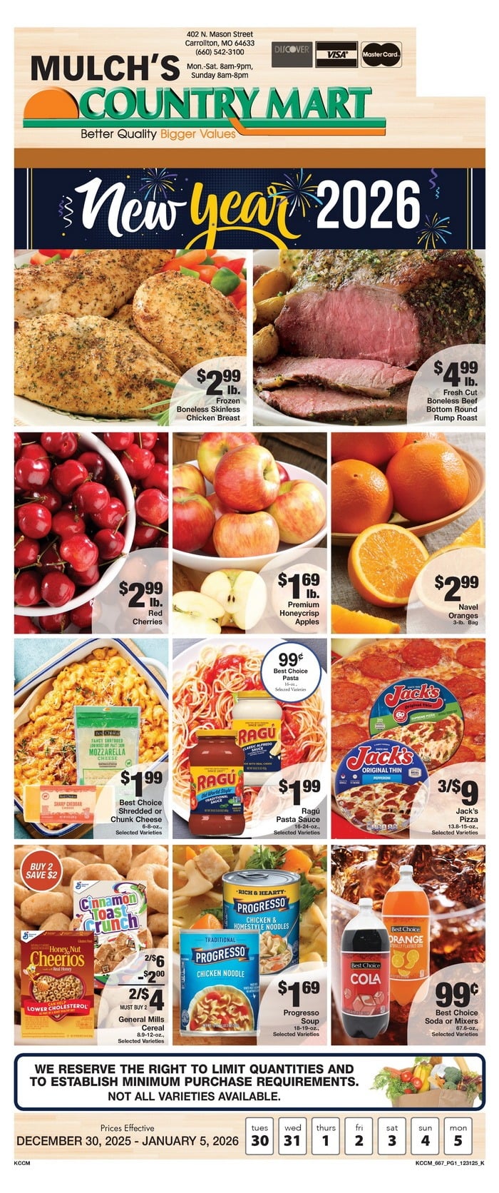 Country Mart Weekly Ad Dec 30, 2025 – Jan 05, 2026 (New Year Promotion ...
