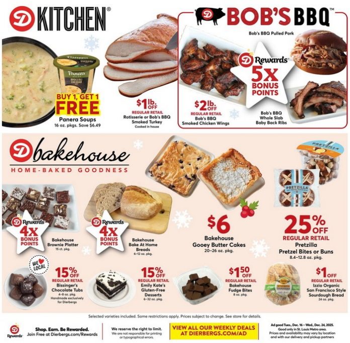 Dierbergs Markets Weekly Ad Dec 16 – Dec 24, 2025 (Christmas Promotion ...