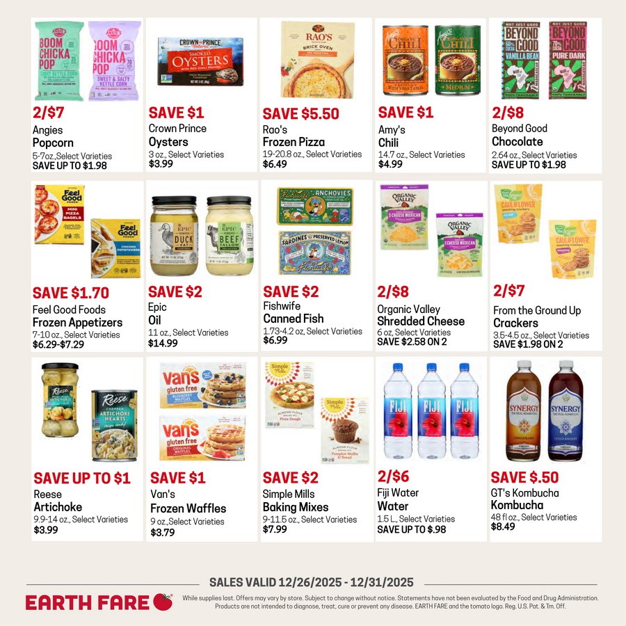 Earth Fare Weekly Ad Dec 26 – Dec 31, 2025