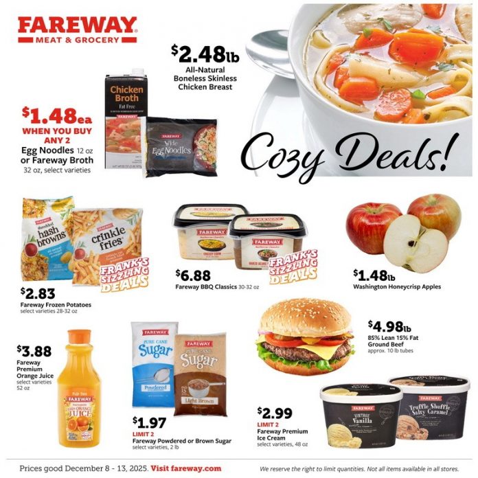 Fareway Weekly Ad Dec 08 – Dec 13, 2025 (Christmas Promotion Included)