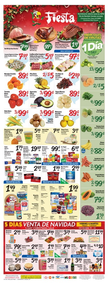 Fiesta Mart Weekly Ad Dec 17 – Dec 23, 2025