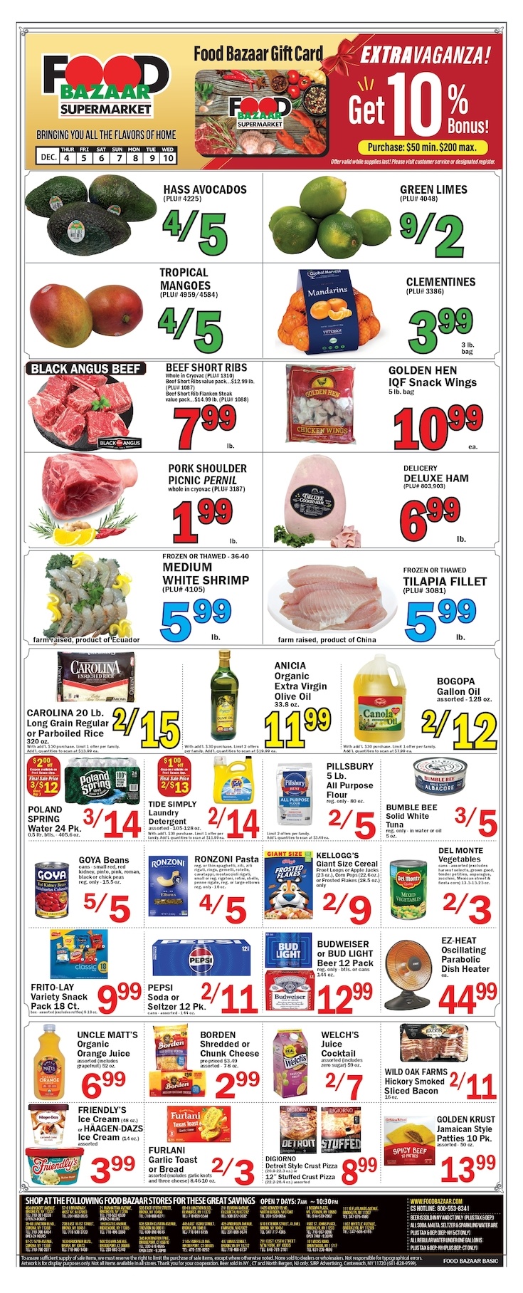 Food Bazaar Weekly Ad Dec 04 – Dec 10, 2025
