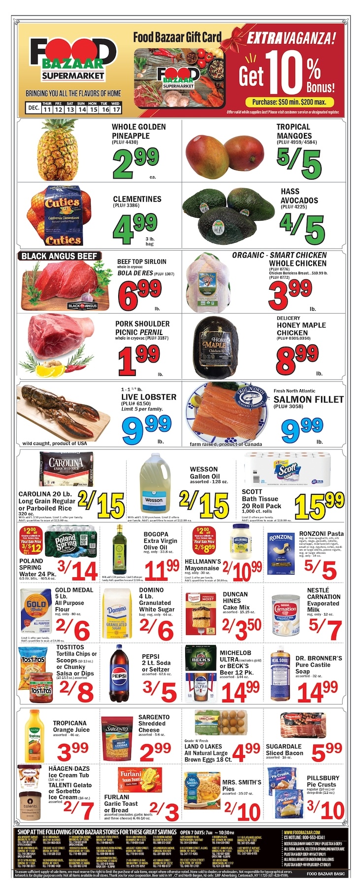 Food Bazaar Weekly Ad Dec 11 – Dec 17, 2025
