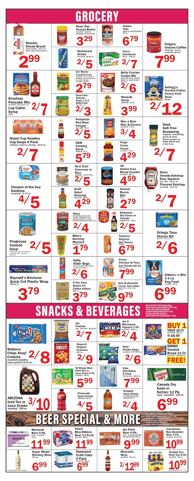 Food Bazaar Weekly Ad Dec 11 – Dec 17, 2025