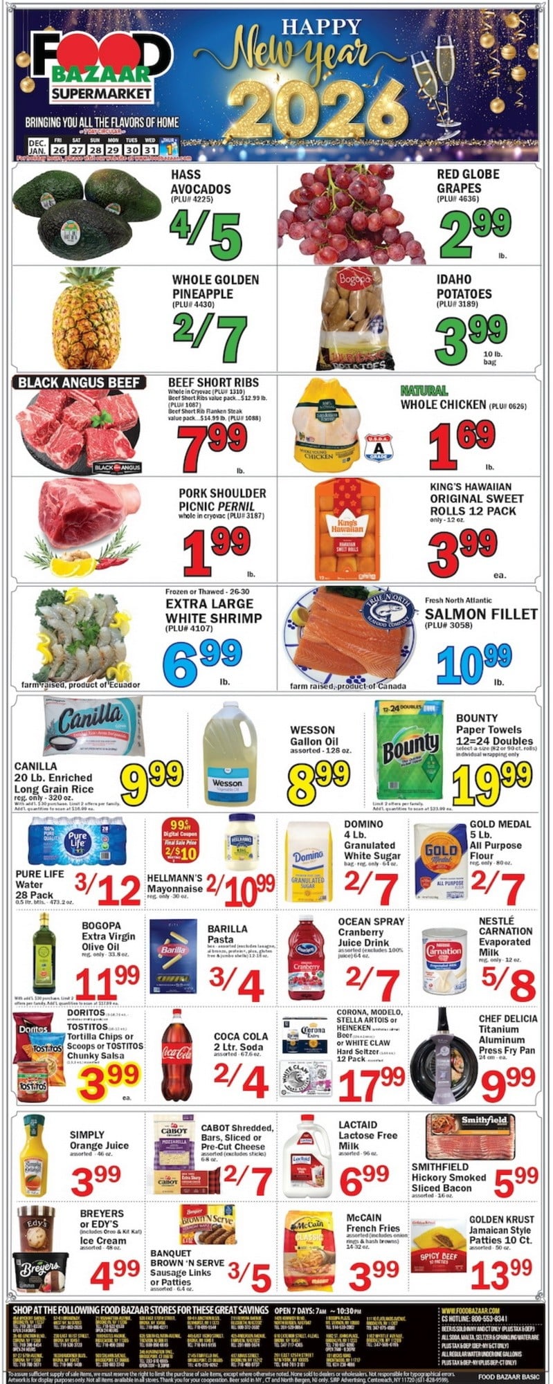 Food Bazaar Weekly Ad Dec 26, 2025 – Jan 01, 2026 (New Year Promotion ...
