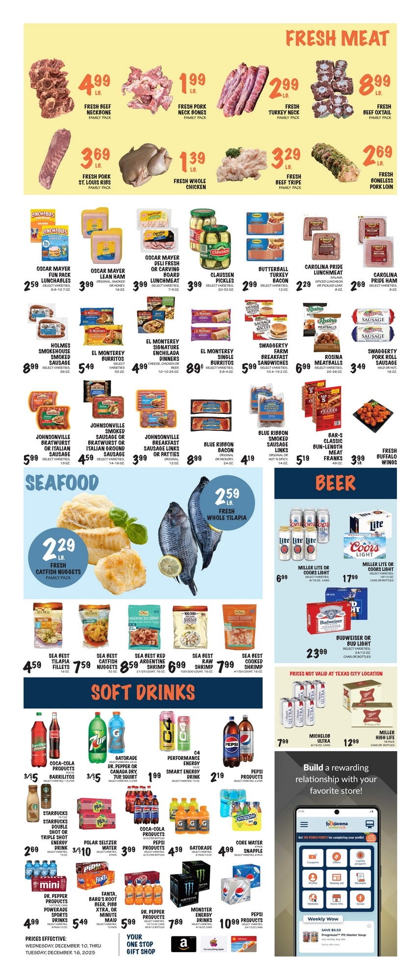 Foodarama Weekly Ad Dec 10 – Dec 16, 2025