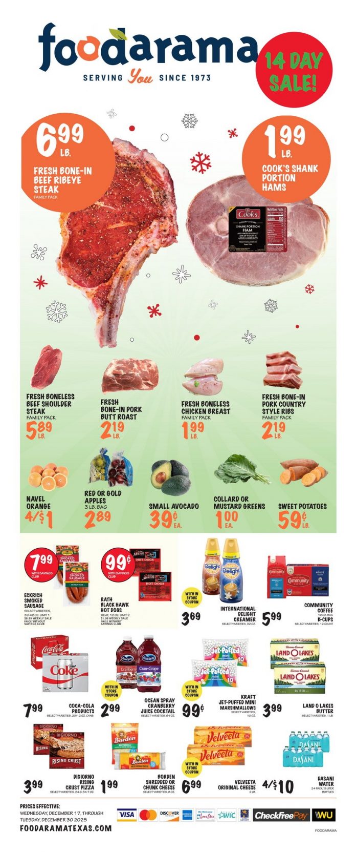 Foodarama Weekly Ad Dec 17 – Dec 23, 2025