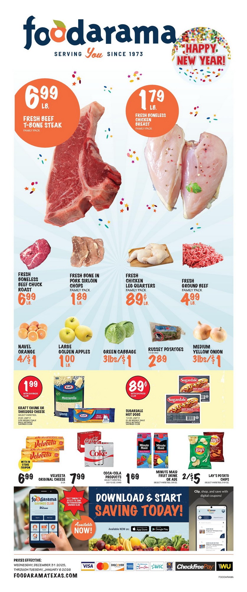 Foodarama Weekly Ad Dec 31, 2025 – Jan 06, 2026 (New Year Promotion ...