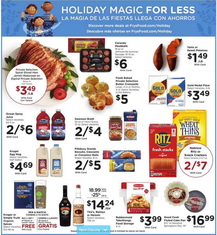 Fry's Food Weekly Ad Dec 10 – Dec 16, 2025