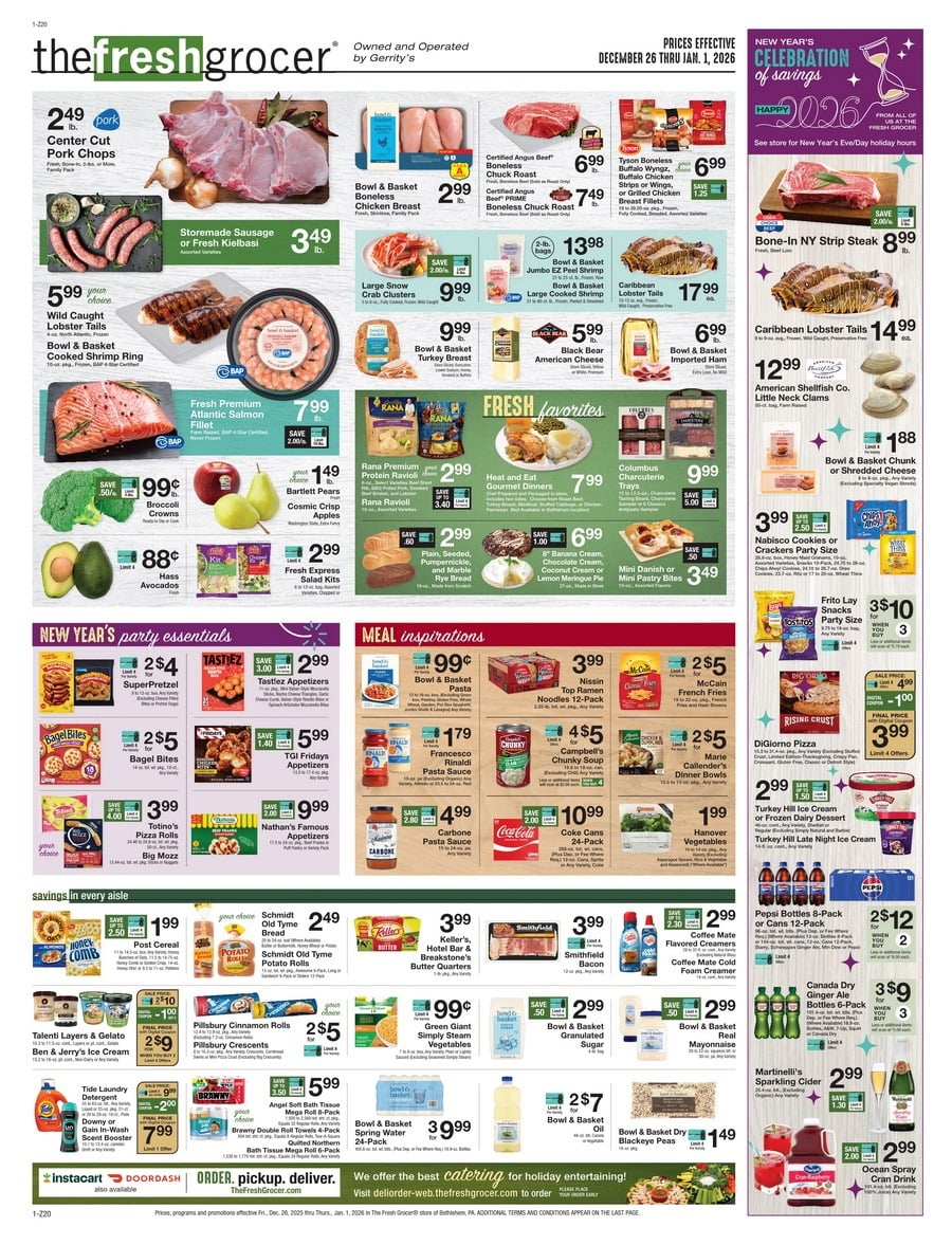 Gerrity's Supermarkets Weekly Ad Dec 26, 2025 – Jan 01, 2026 (New Year ...