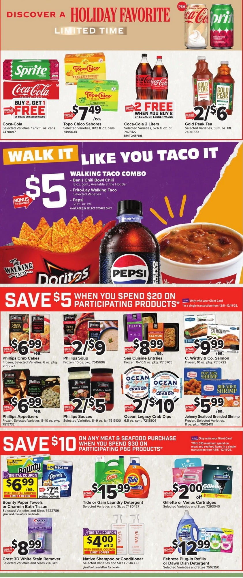 Giant Food Weekly Ad Dec 05 – Dec 11, 2025