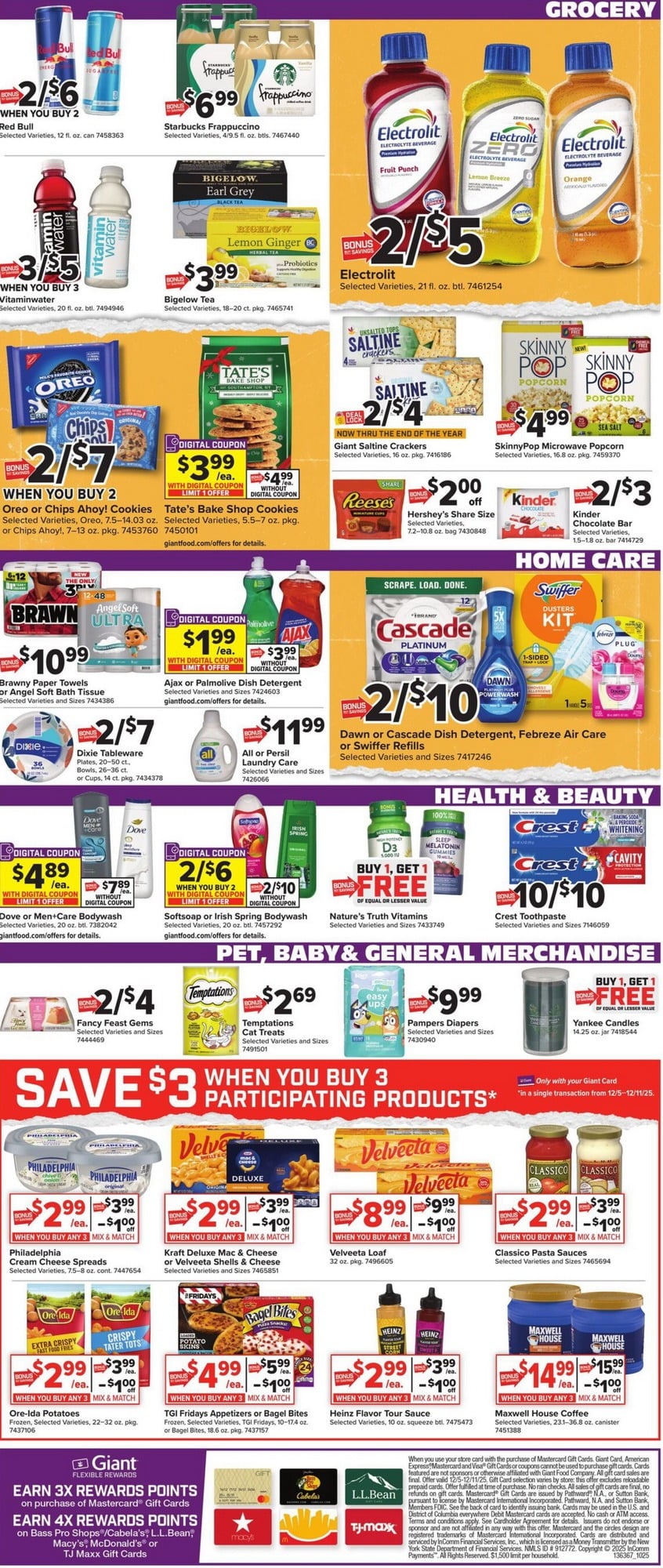 Giant Food Weekly Ad Dec 05 – Dec 11, 2025
