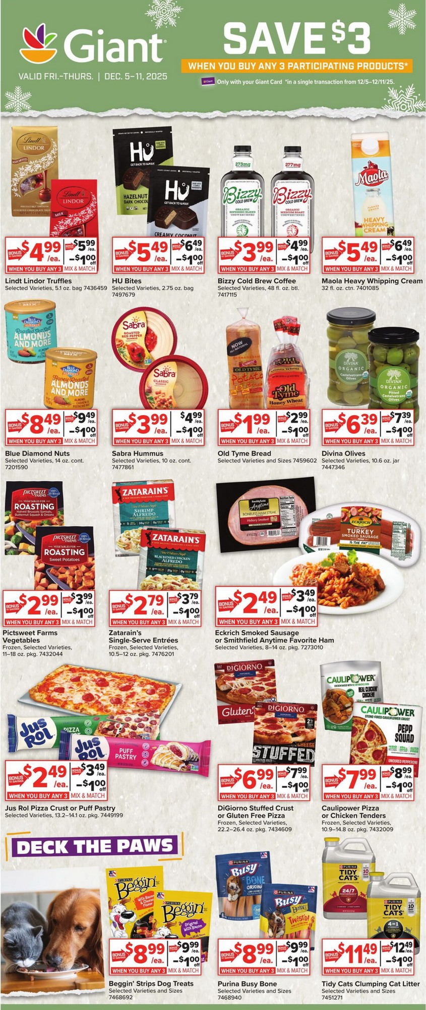 Giant Food Weekly Ad Dec 05 – Dec 11, 2025