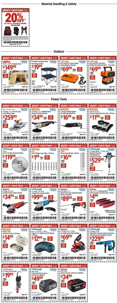 Harbor Freight Christmas Coupon Sale Dec 02 – Dec 14, 2025