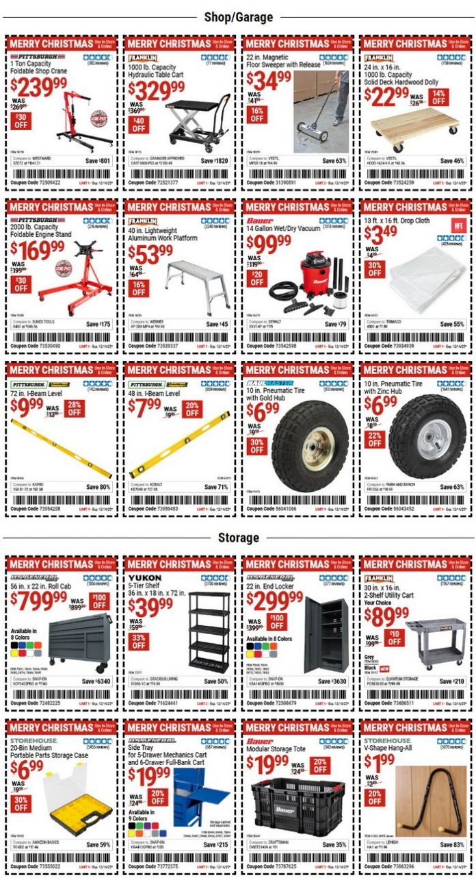 Harbor Freight Christmas Coupon Sale Dec 02 – Dec 14, 2025