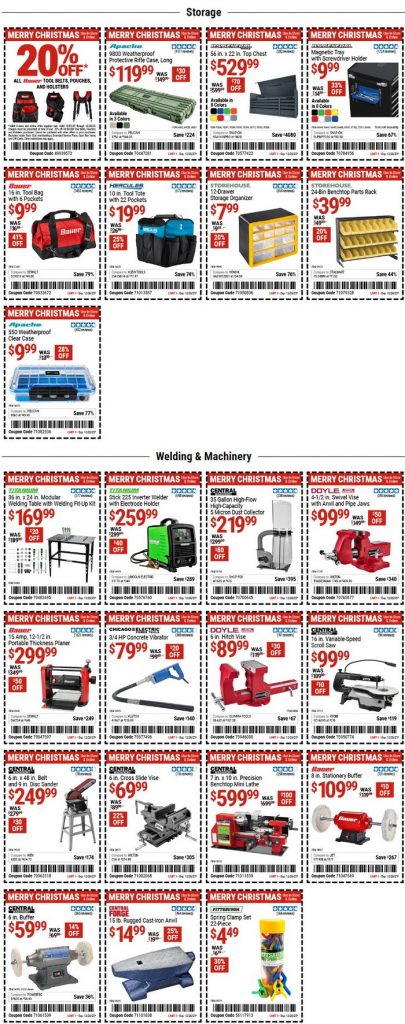 Harbor Freight Christmas Coupon Sale Dec 15 – Dec 28, 2025