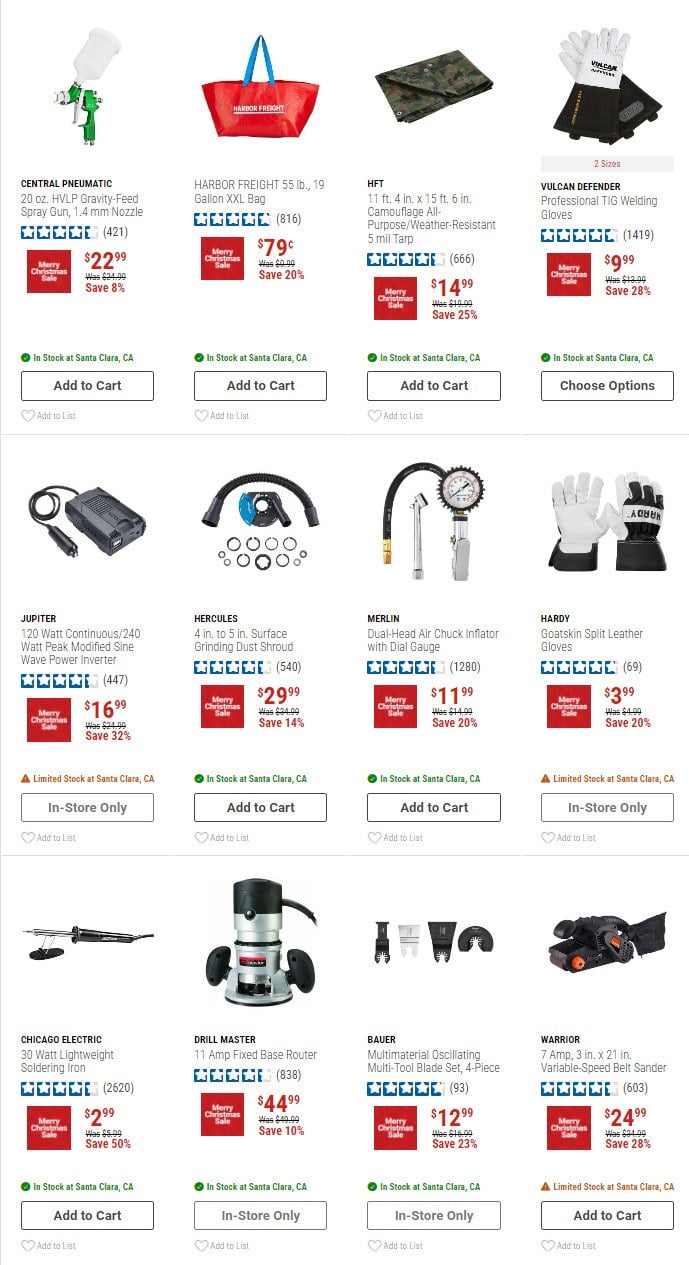 Harbor Freight After Christmas Sale Dec 26, 2025 – Jan 15, 2026