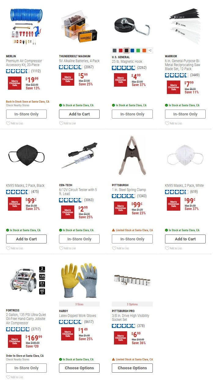 Harbor Freight After Christmas Sale Dec 26, 2025 – Jan 15, 2026