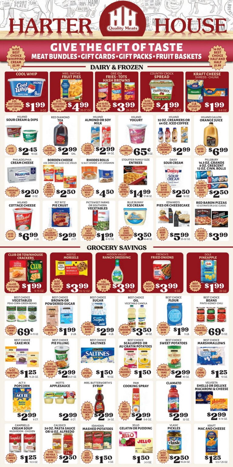 Harter House Weekly Ad Dec 17 – Dec 30, 2025 (Christmas Promotion Included)