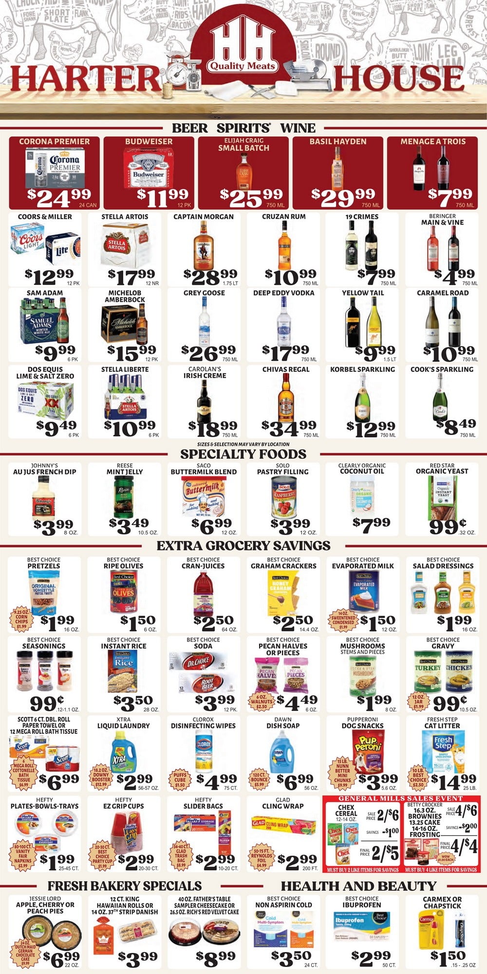 Harter House Weekly Ad Dec 17 – Dec 30, 2025 (Christmas Promotion Included)