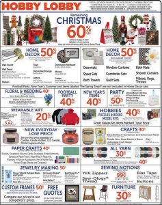Hobby Lobby Weekly Ad Dec 21 – Dec 27, 2025 (Christmas Promotion Included)