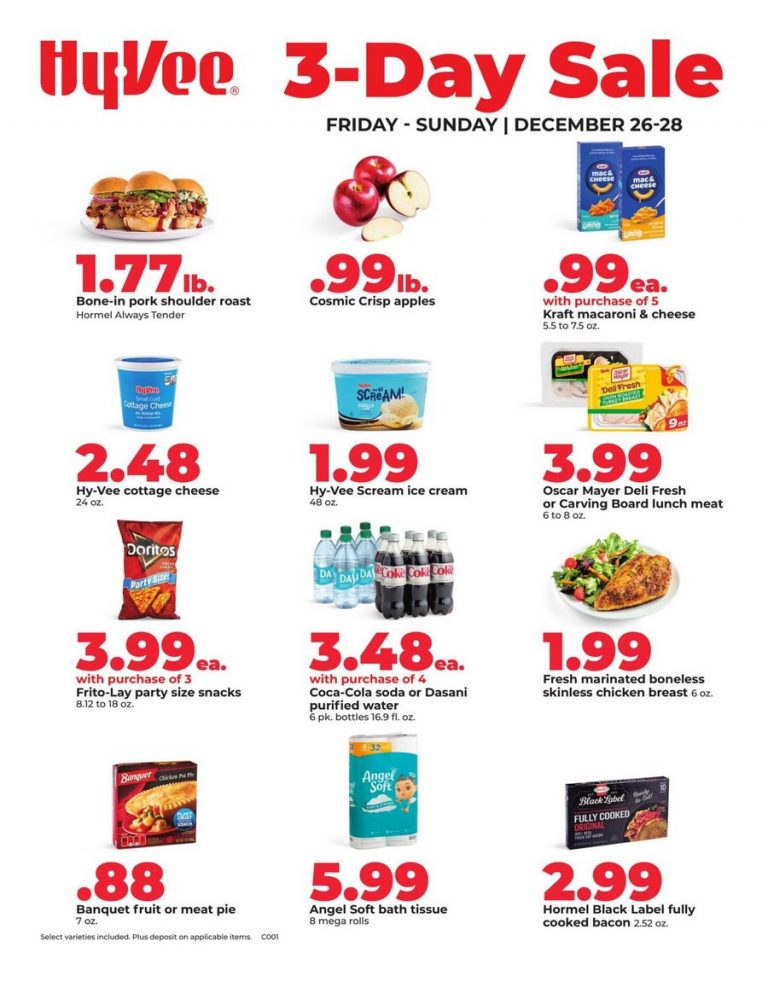 Hy-Vee Weekly Ad Dec 26 – Dec 28, 2025