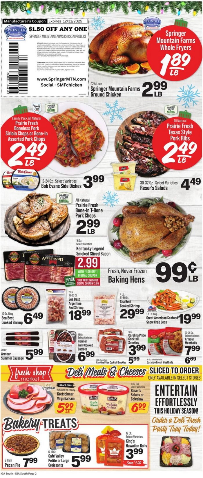 IGA Weekly Ad Dec 17 – Dec 24, 2025 (Christmas Day Promotion Included)