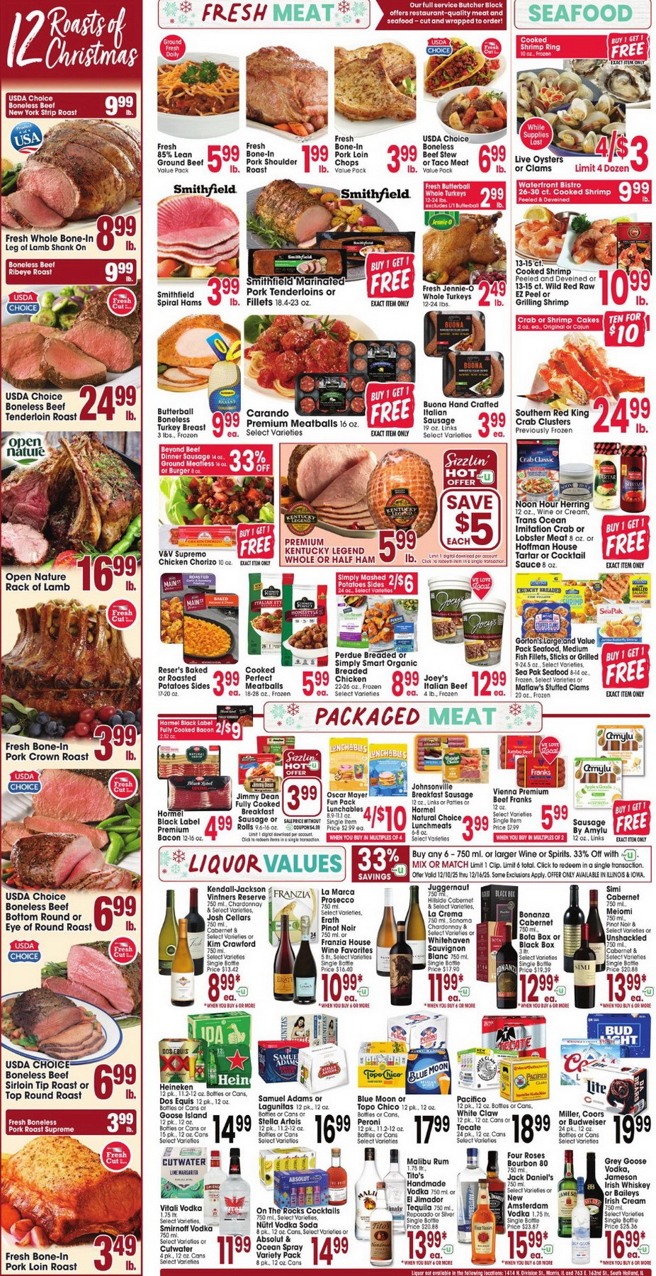 Jewel Osco Weekly Ad Dec 10 – Dec 16, 2025 (Christmas Promotion Included)