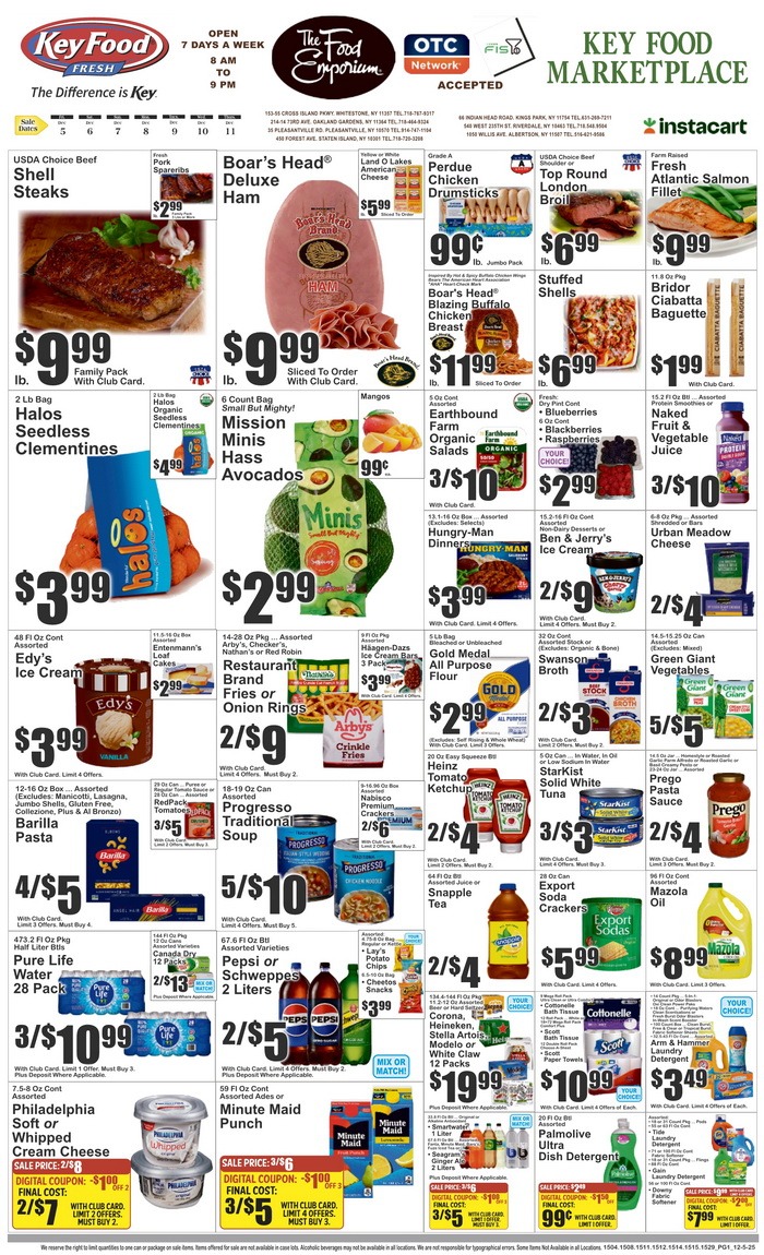 Key Food Weekly Ad Dec 05 – Dec 11, 2025