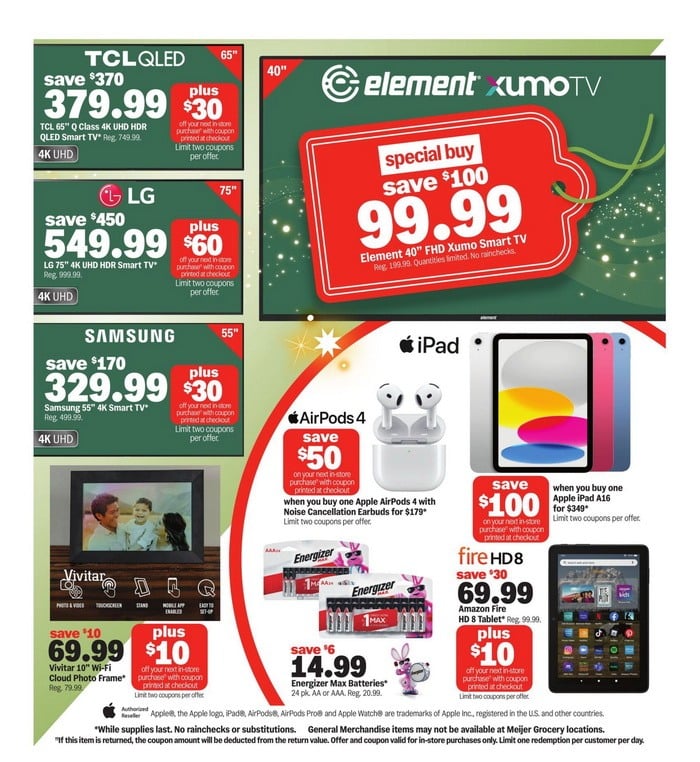 Meijer Holiday Ad Dec 17 – Dec 24, 2025
