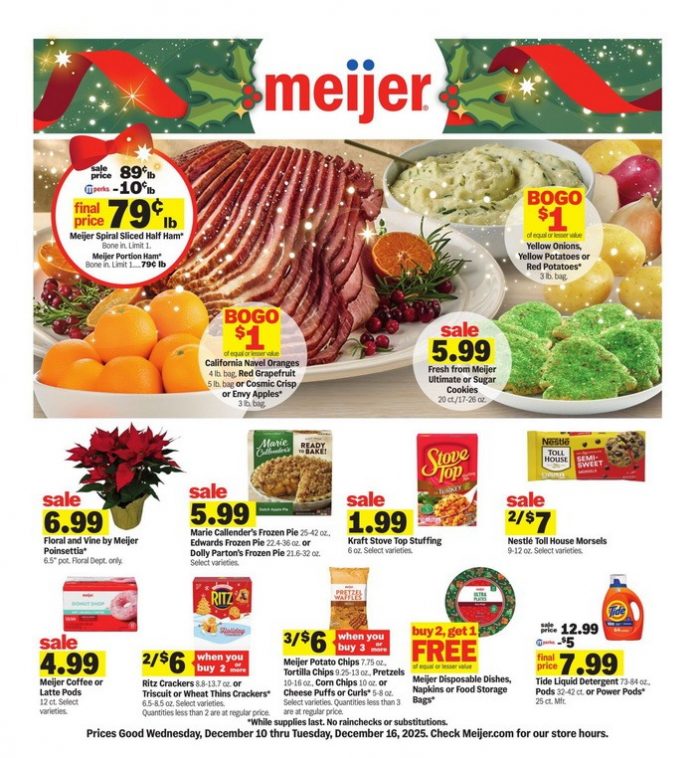 Meijer Weekly Ad Dec 10 – Dec 16, 2025