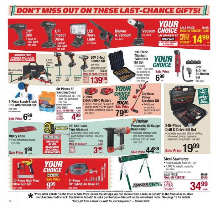 Menards Christmas Gift & Projects Sale Dec 18 – Dec 31, 2025