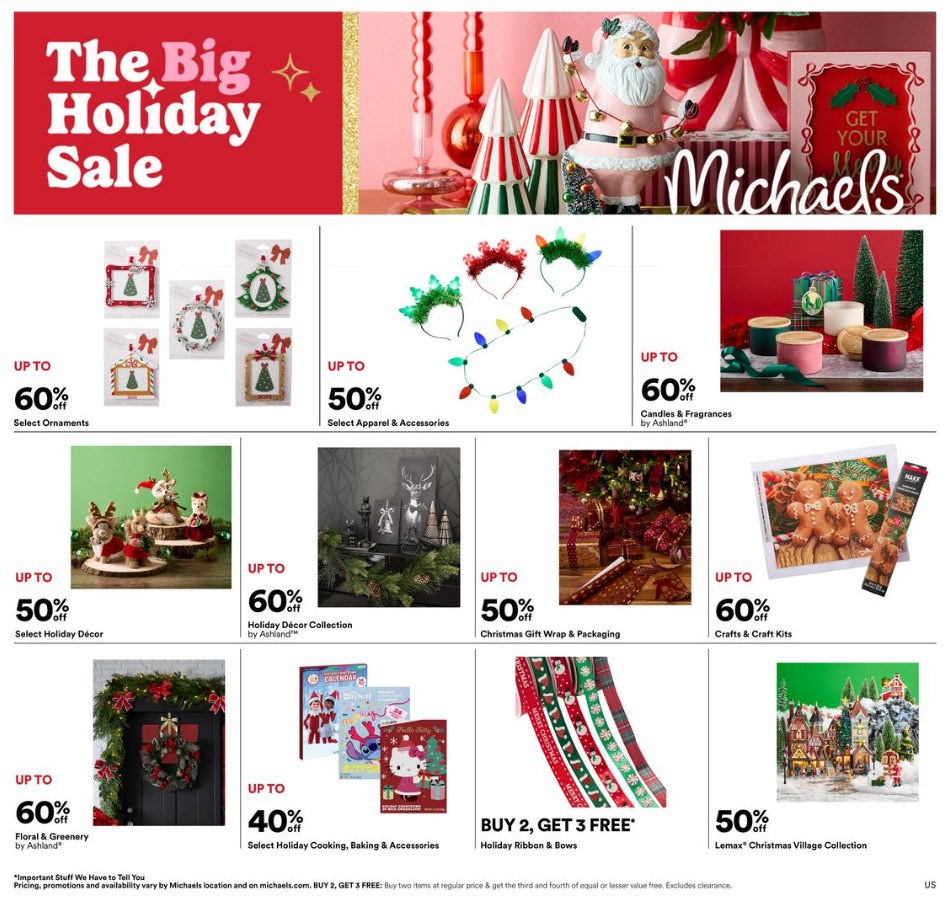 Michaels Weekly Ad Dec 07 – Dec 13, 2025 (Christmas Promotion Included)
