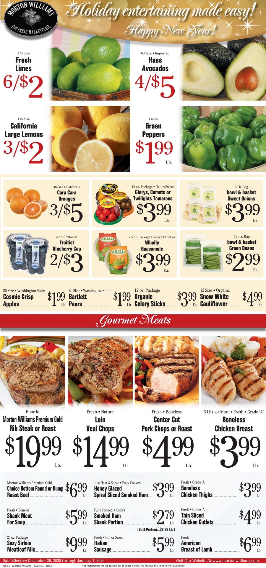 Morton Williams Weekly Ad Dec 26, 2025 – Jan 01, 2026 (New Year ...