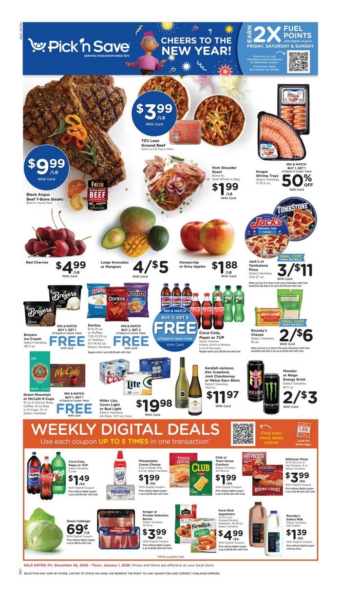 Pick 'n Save Weekly Ad Dec 26, 2025 – Jan 01, 2026 (New Year Promotion ...