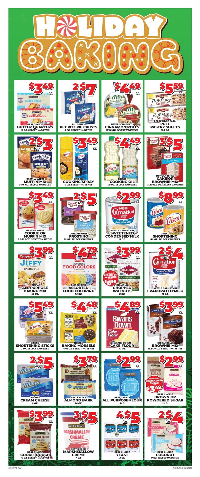 Price Cutter Weekly Ad Dec 10 – Dec 16, 2025 (Christmas Promotion Included)